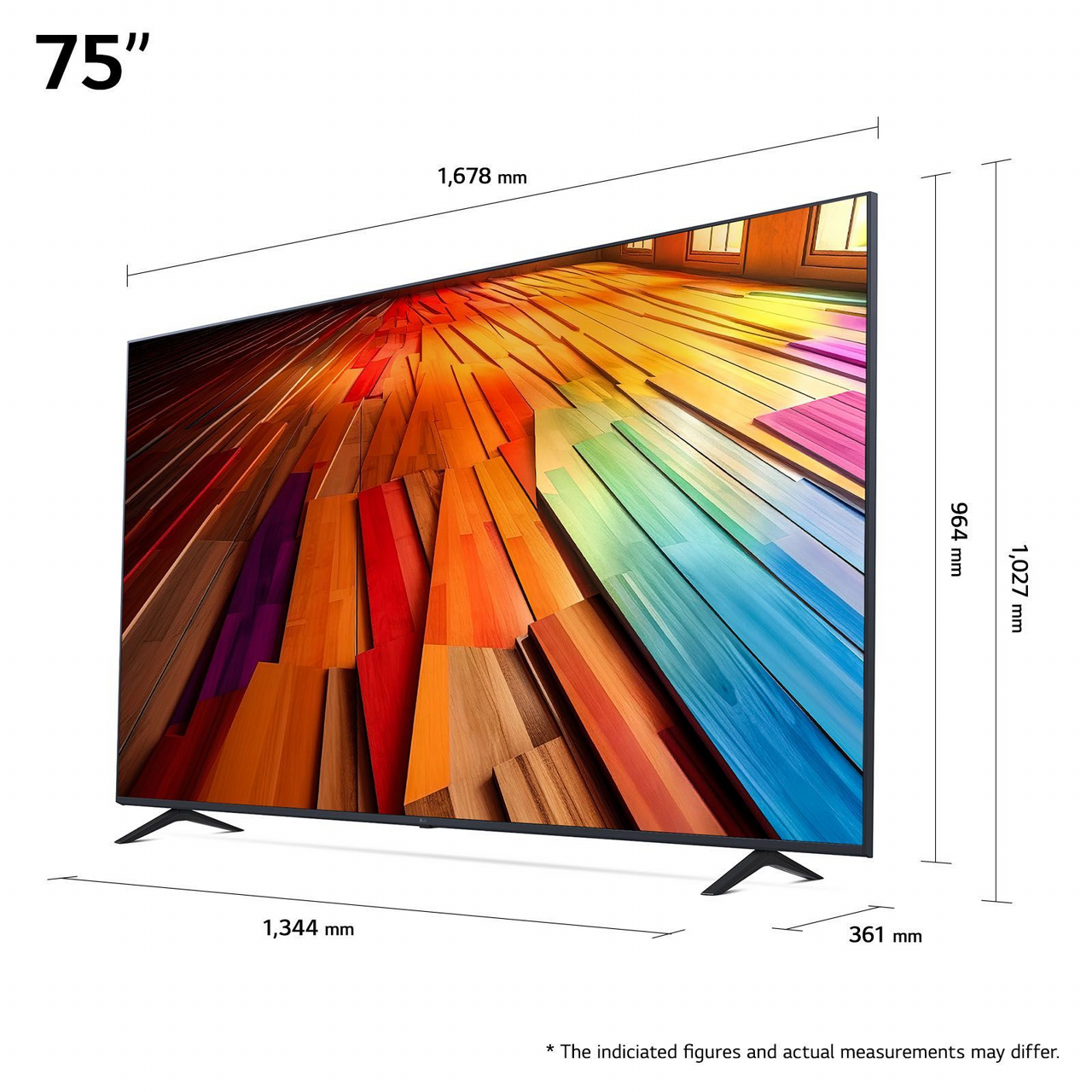 טלוויזיה 75'' LG 75UT80006LA 4K Smart