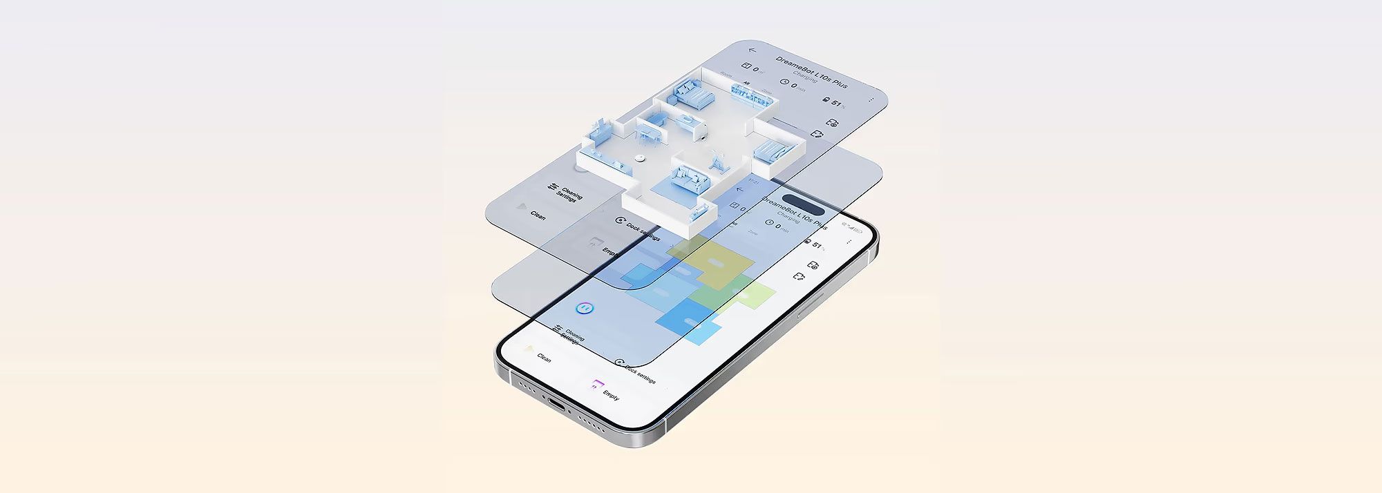 שואב מקרצף רובוטי דרימי לבן Dreame L10s Pro Gen2