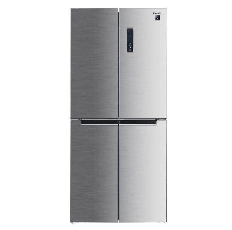 מקרר שארפ נירוסטה 4 דלתות 470 ליטר SHARP SJ-8420-SL